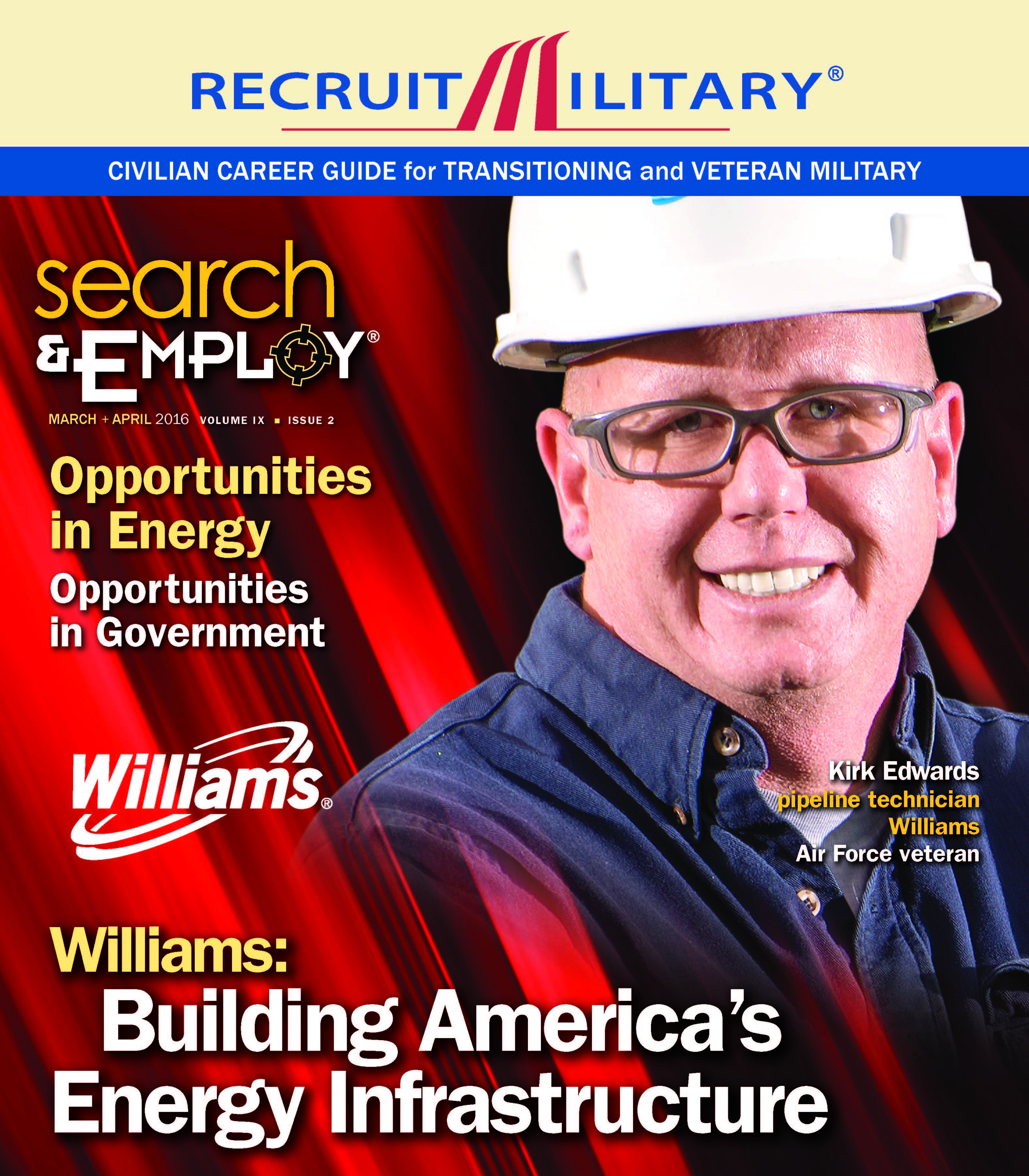Magazine features military vets in pipeline industry | Williams Companies