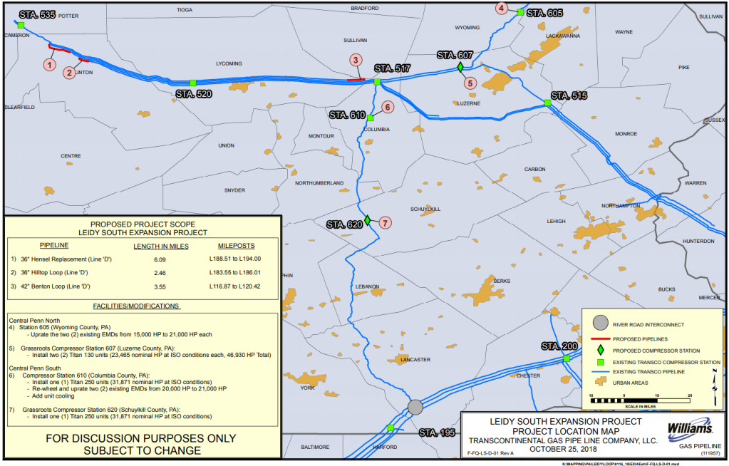 Williams seeks FERC approval for Leidy South Project | Williams Companies