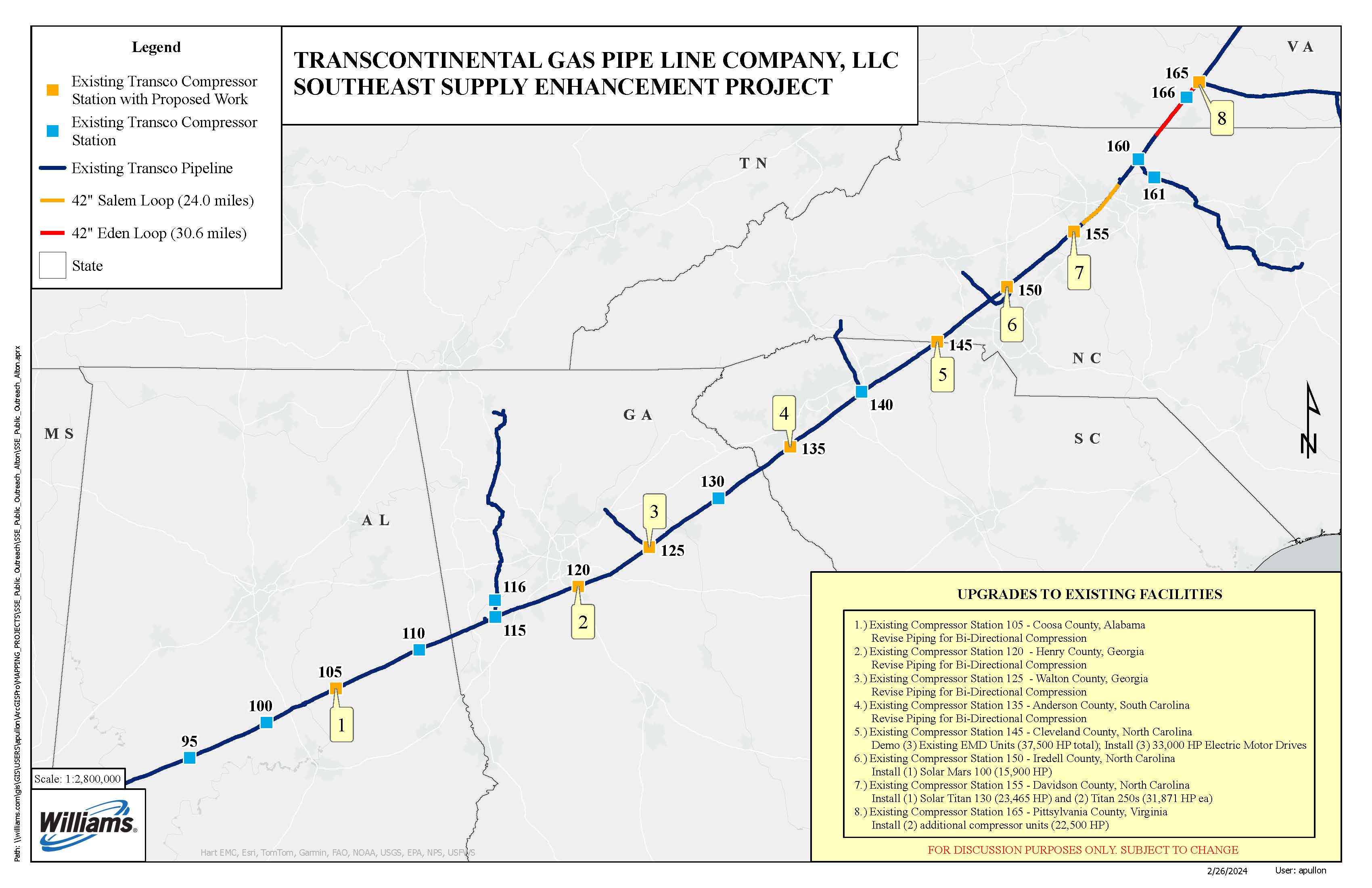 Southeast Supply Enhancement | Williams Companies