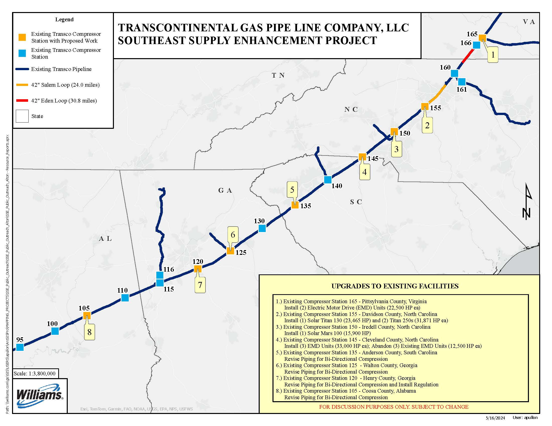 Southeast Supply Enhancement | Williams Companies
